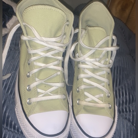 Converse | Shoes | Sage Green Converse Platforms | Poshmark